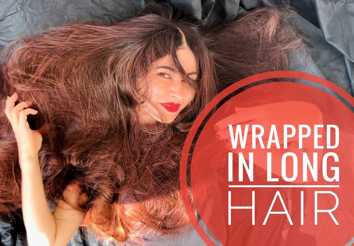 Wrapped in Long Hair – From Silky Strands to a Tangled Dream