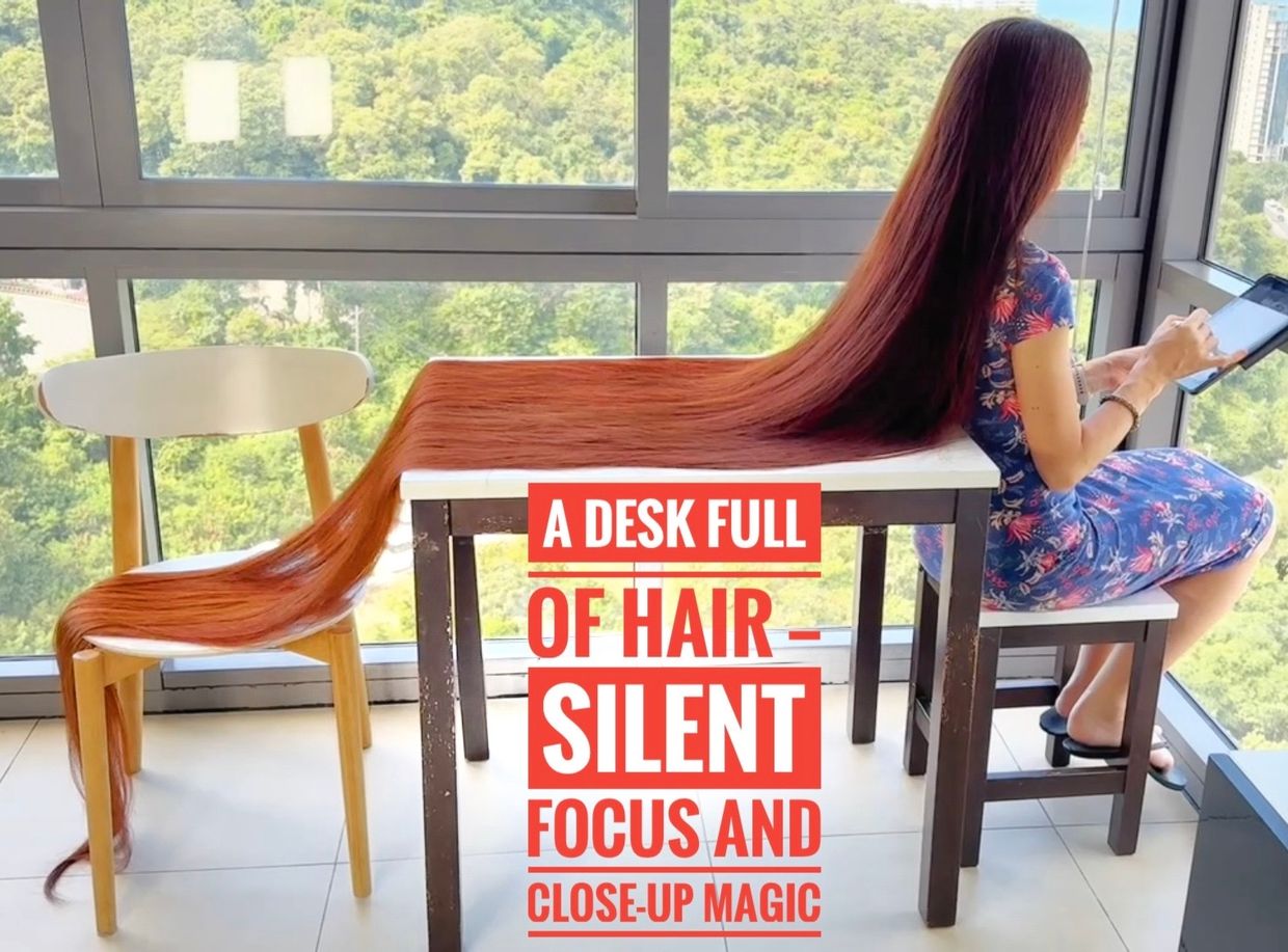 A Desk Full of Hair — Silent Focus and Close-Up Magic