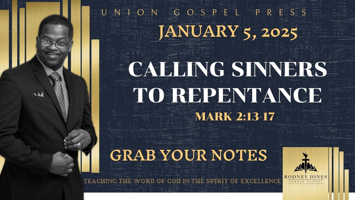 Calling sinners to repentance