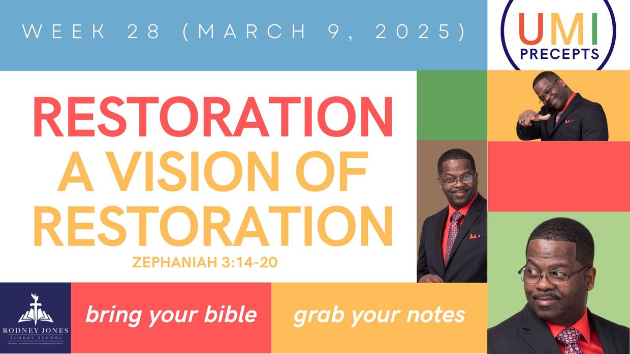 Restoration A Vision of Restoration