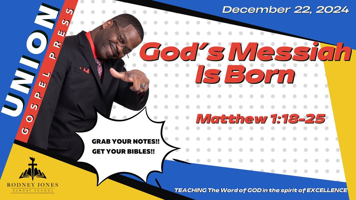God's Messiah Is Born