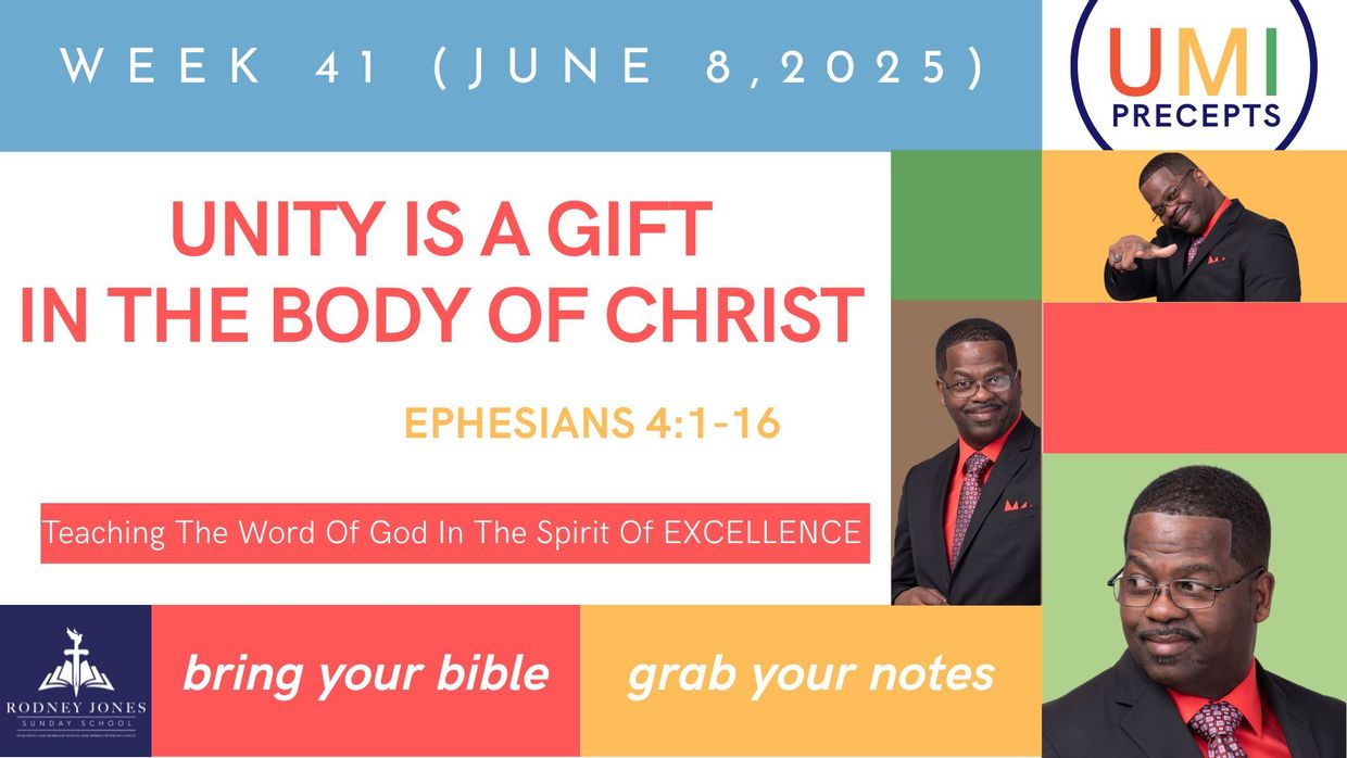 Unity is a gift in the body of Christ