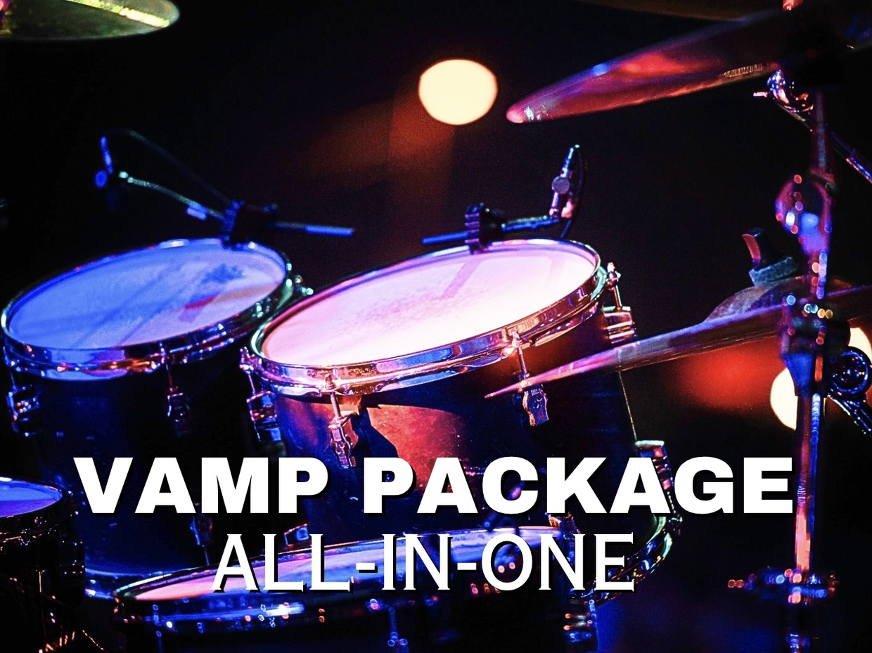 The Ultimate Play Along Package (Includes Vamp Packs 1, 2, 3 and 4)