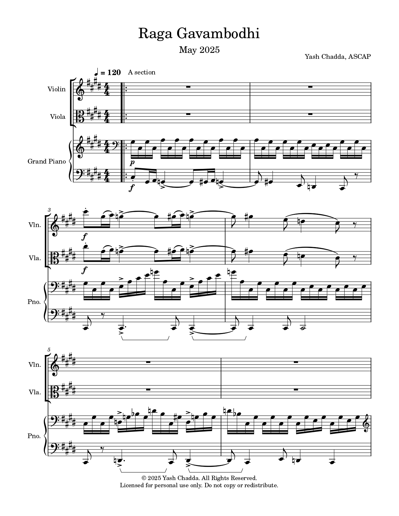 Carnatic Raga Cycle