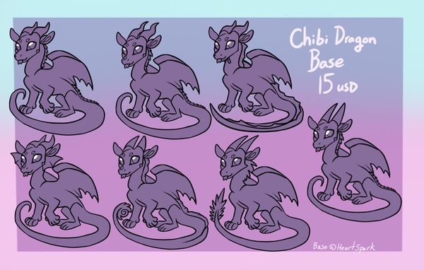 Chibi dragon base