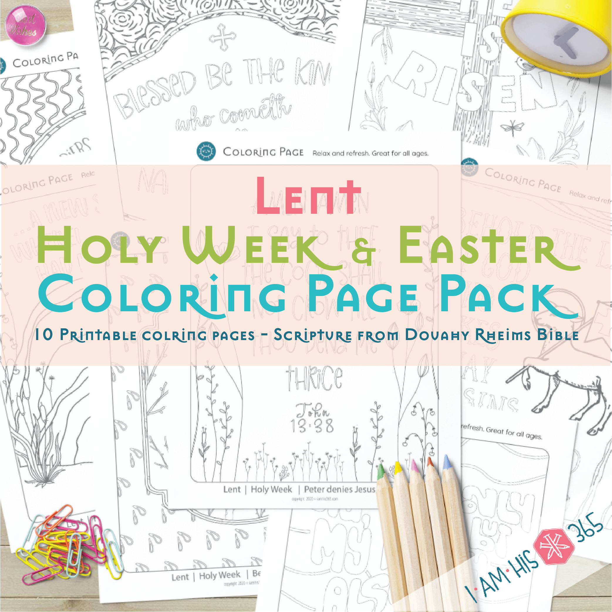 easter holy week coloring pages