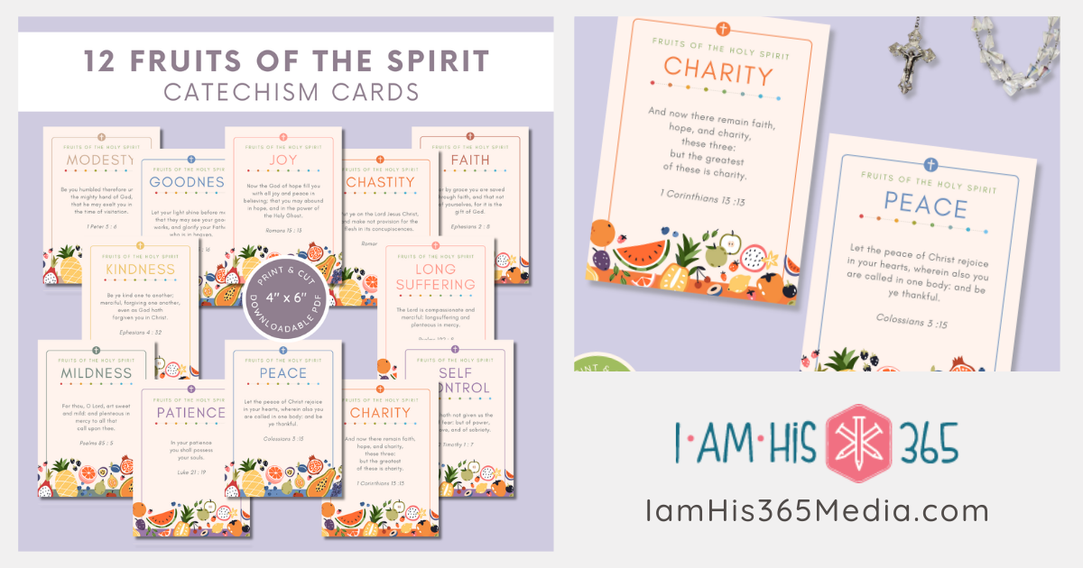 Fruits of the Holy Spirit Catechism Cards
