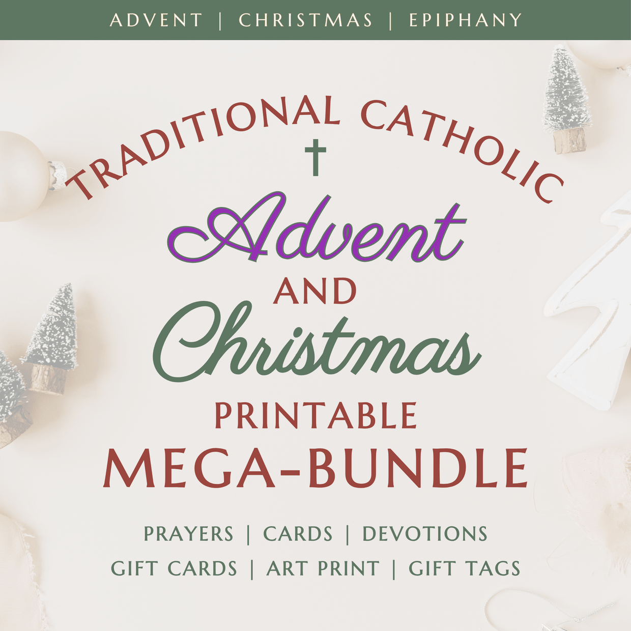 Catholic Advent Christmas Printable Mega Bundle