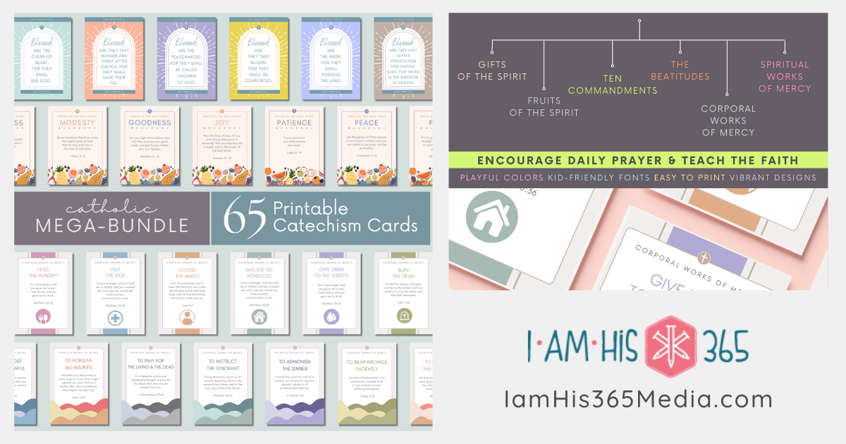 Mega-Bundle Printable Catholic Catechism Cards