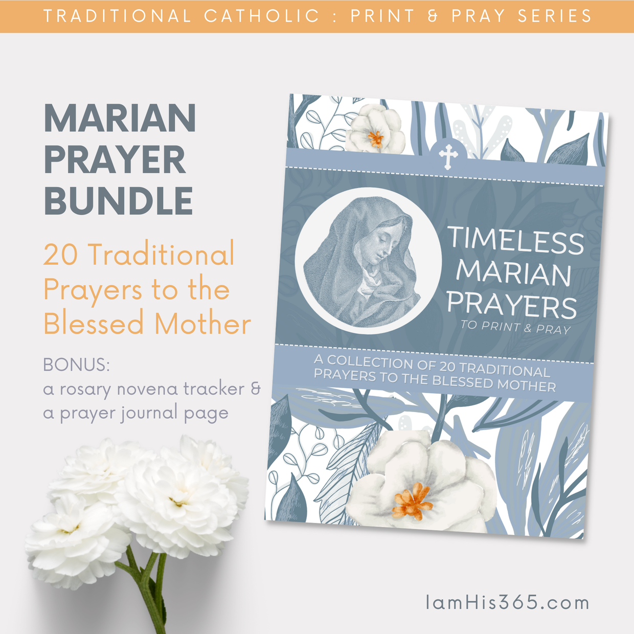 Marian Prayer Bundle | Print and Pray | Printable Traditional Catholic ...
