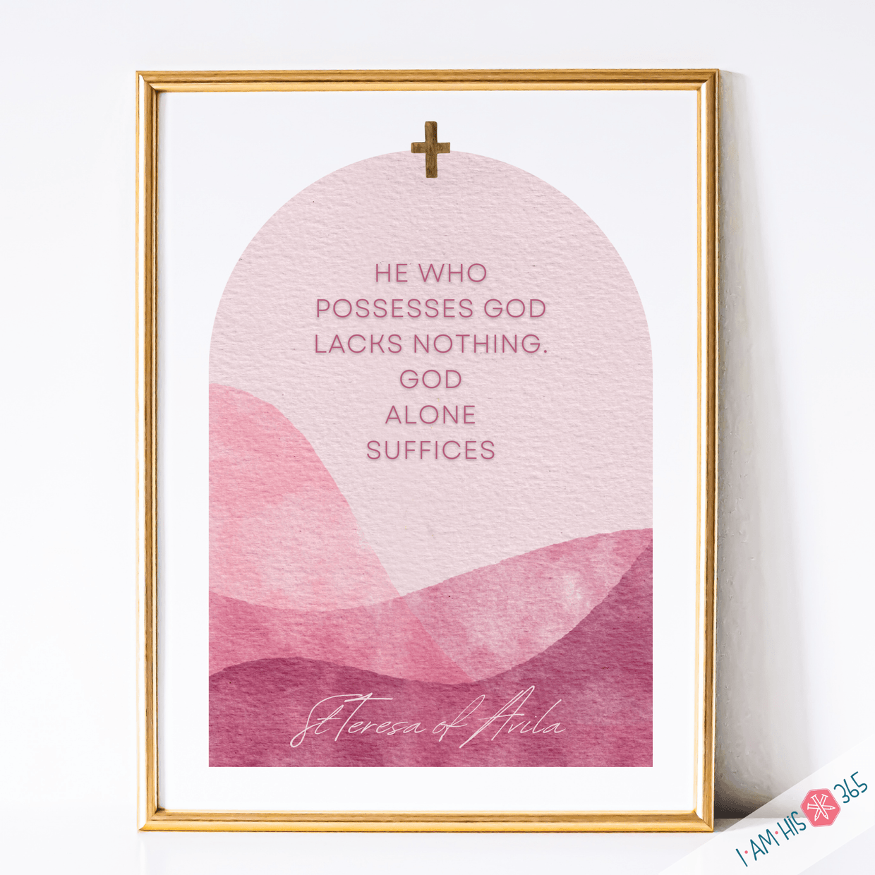 St. Theresa of Avila Catholic Saint Art Print - Catholic Printable ...