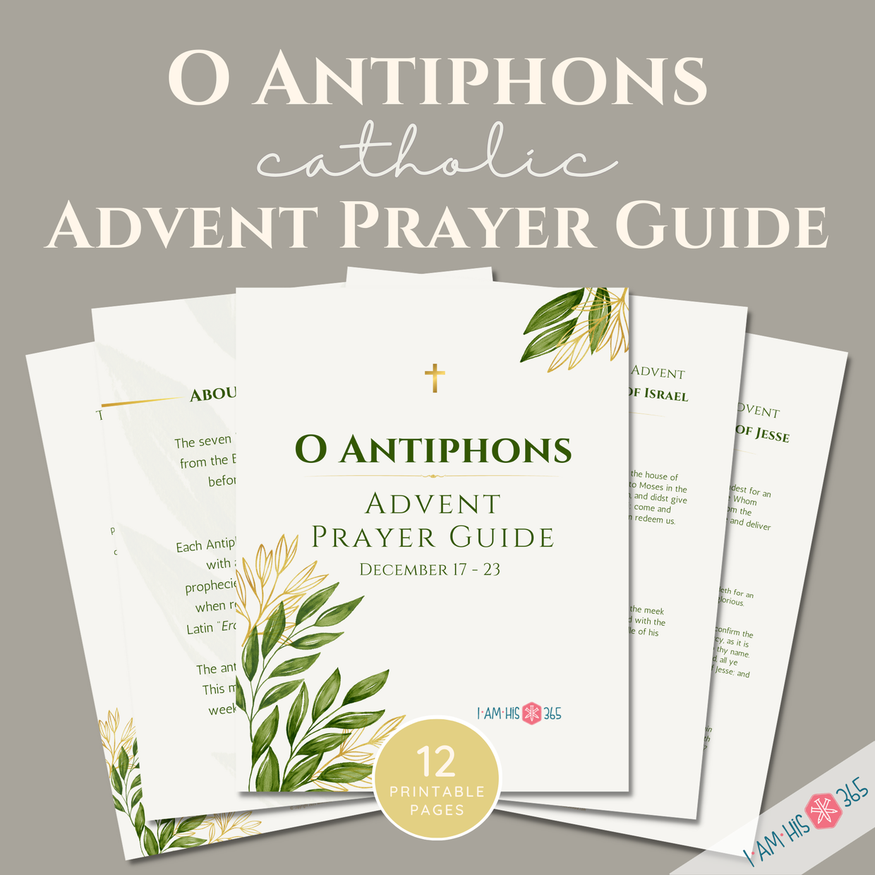 O Antiphons Prayer Guide | Printable Catholic Advent Prayer ...