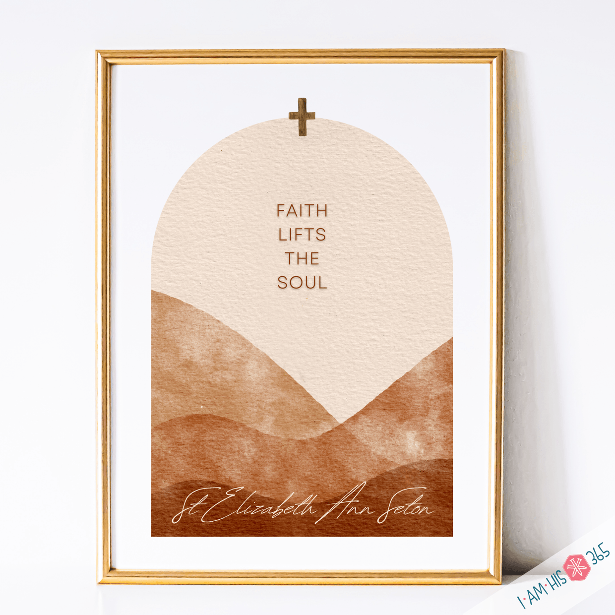 St Elizabeth Ann Seton Catholic Saint Wall Art Print - Catholic Saint ...