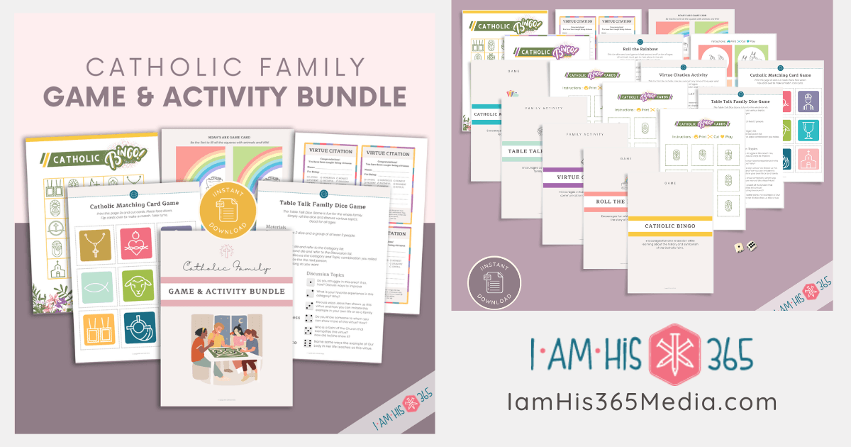 Printable Catholic Game and Activity Bundle | Catholic Family Digital ...