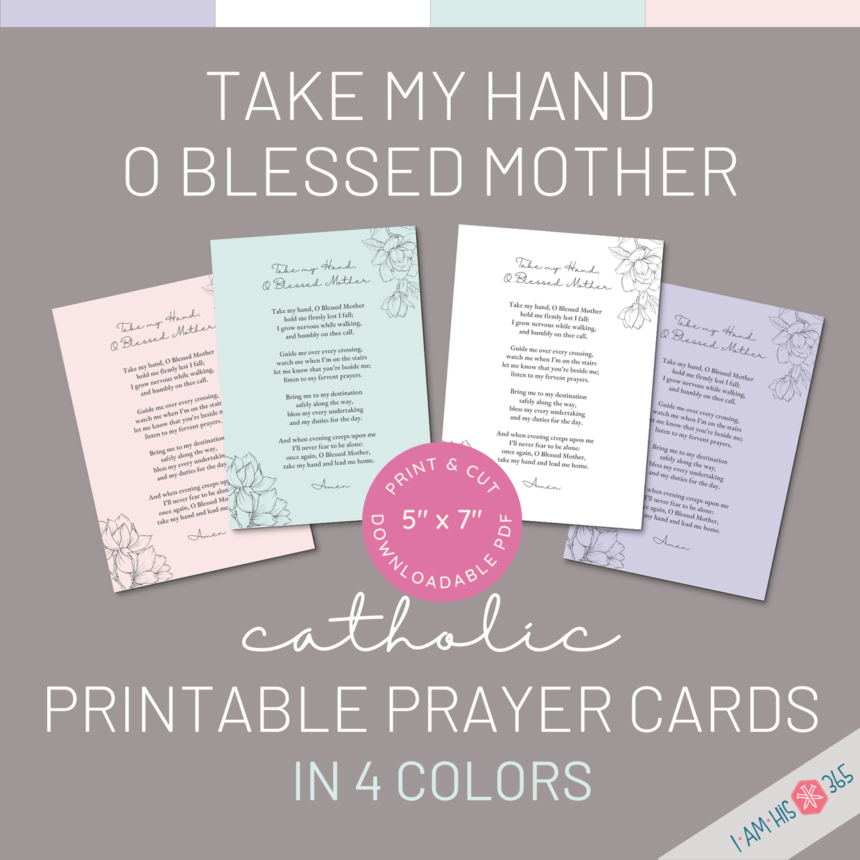 Take My Hand, O Blessed Mother - Printable Catholic Pr