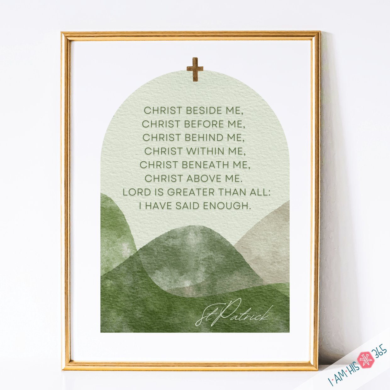 St Patrick Catholic Saint Wall Art Print - Catholic Printable ...