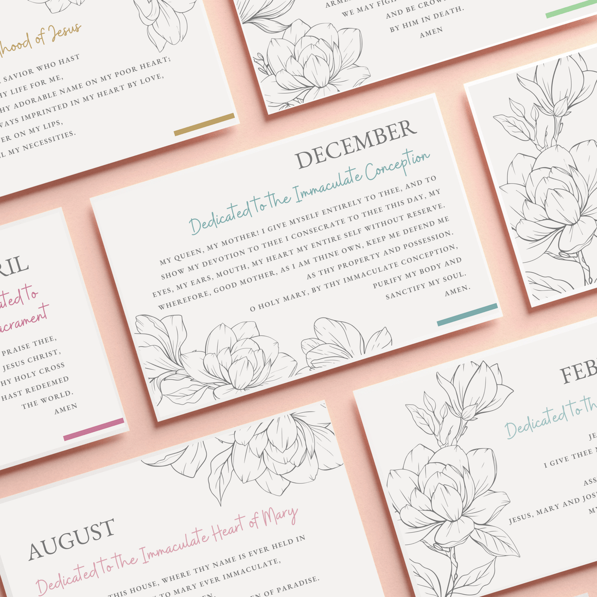 Printable Traditional Catholic Daily Planner & Prayer Packet ...