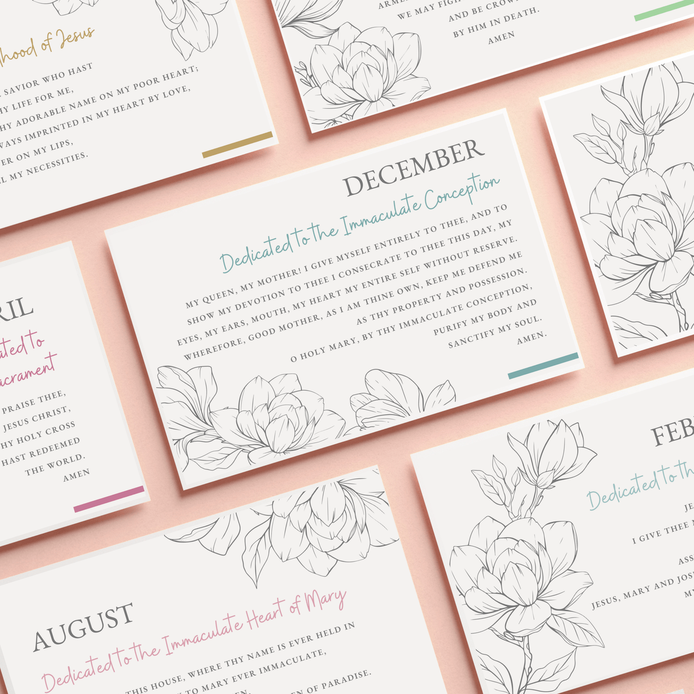 Printable Traditional Catholic Daily Planner & Prayer Packet ...