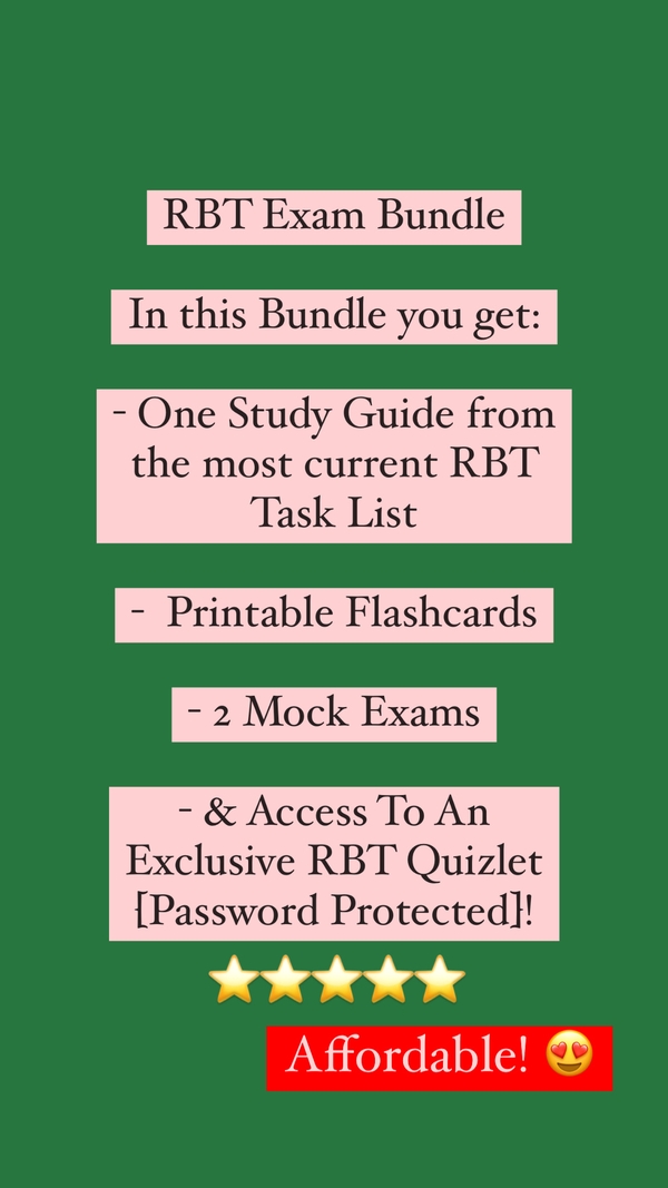RBT Exam Bundle