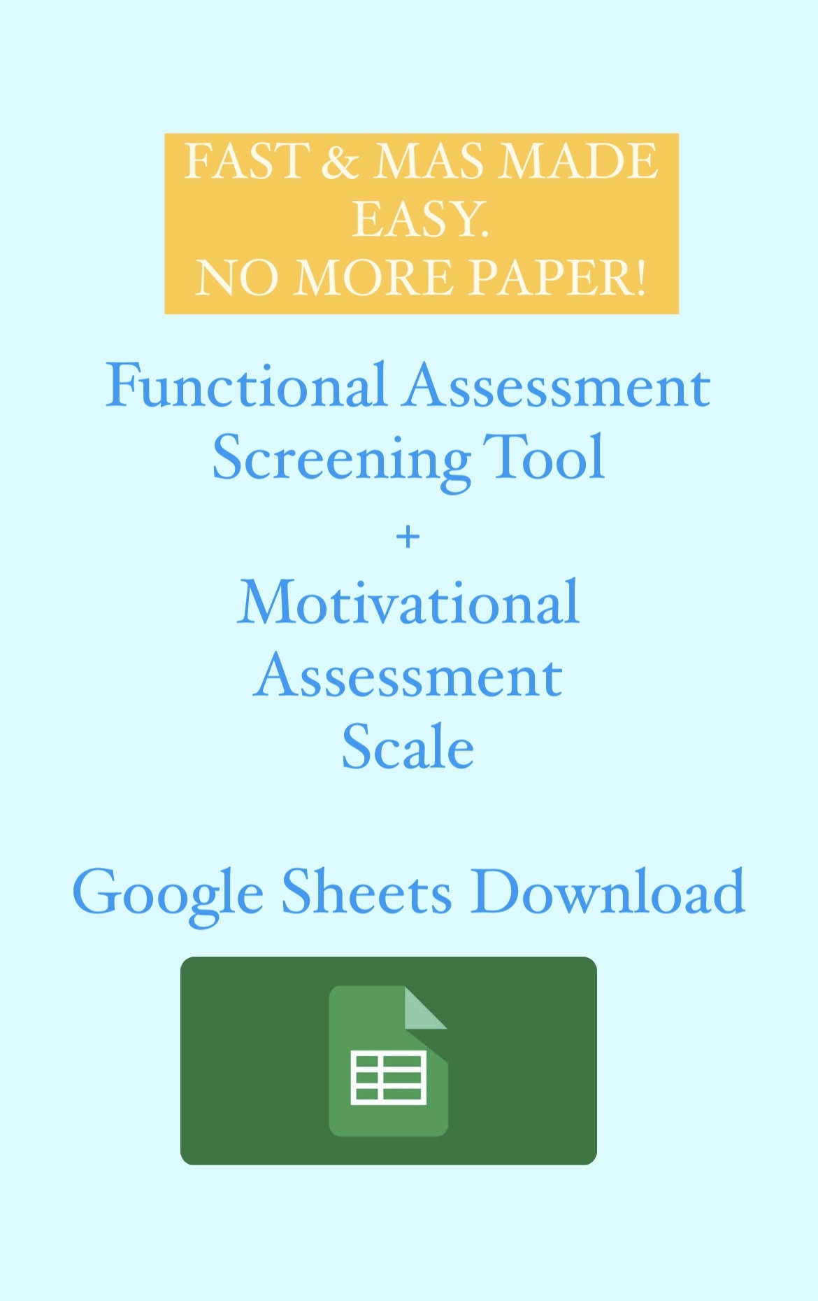 FAST & MAS Google Sheets with Auto-Graphing!