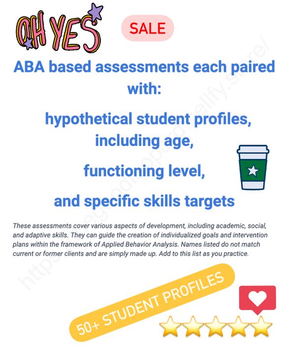 ABA Based Assessments + Student Profiles