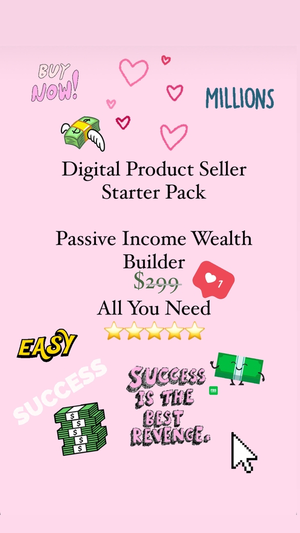 [Best Seller] Digital Products Starter Pack - Passive