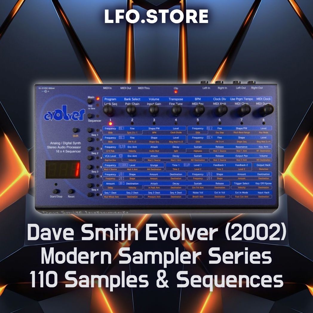 Dave Smith Evolver - Modern Sampler Series 110 Samples & Sequences