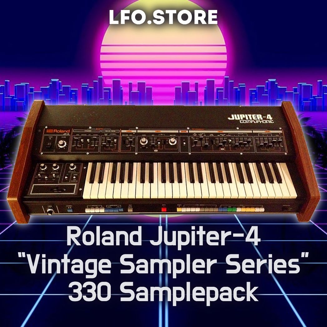 Roland Jupiter-4 “Vintage Sampler Series” 330 Samplepack