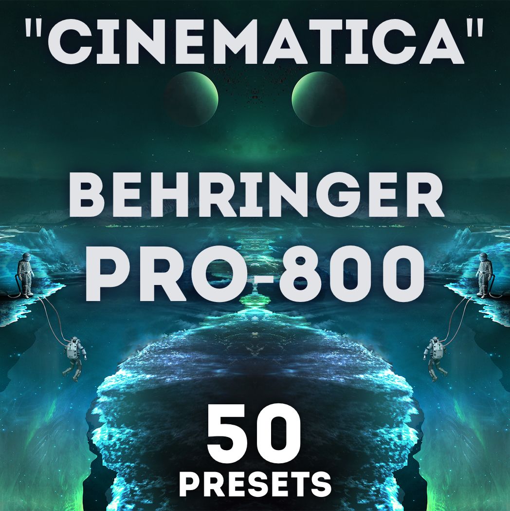 Behringer Pro-800 - "Cinematica" 50 Presets