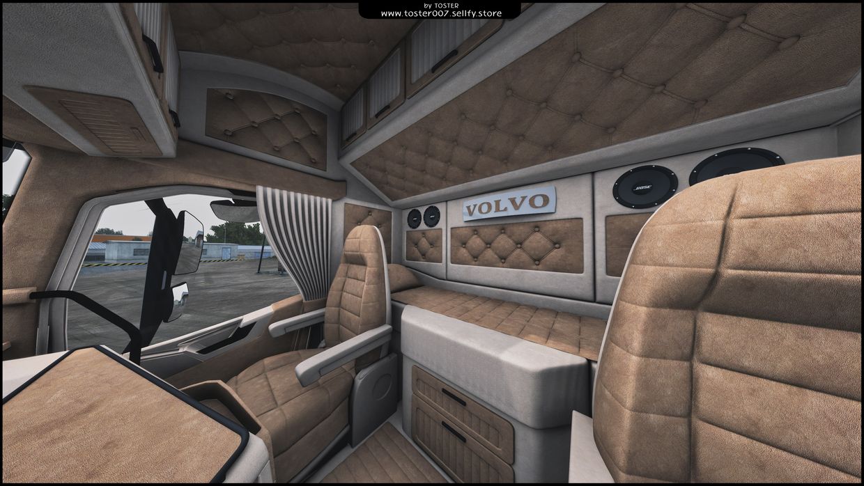 Interior Volvo FH4 CHROME ETS 2 #6