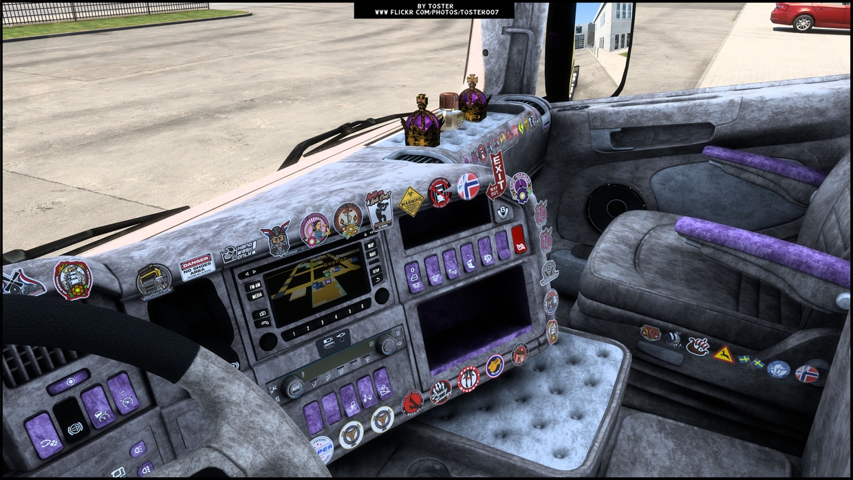 3D Metall PINS / STICKERS Pack For Scania by RJL ETS 2