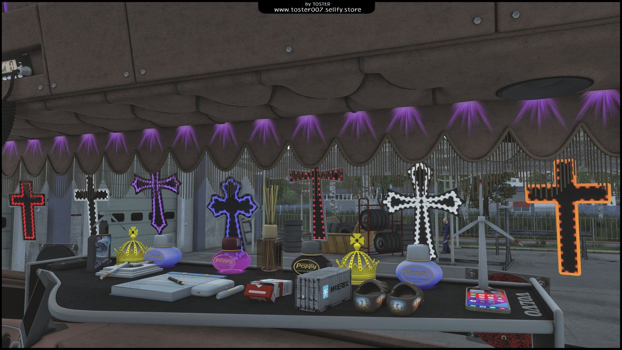 Interior Led Crosses Mod Pack ETS 2