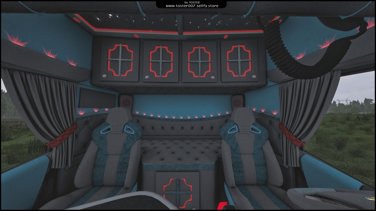 SANAX Interior Volvo FH5 FH6 Holland Style ETS 2 #8 OTHER COLORS