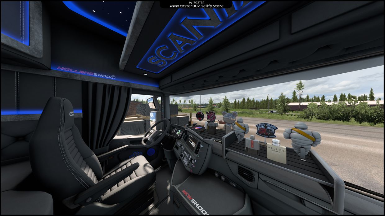 Interior Dashboard Table Scania S/R Next Gen ETS 2