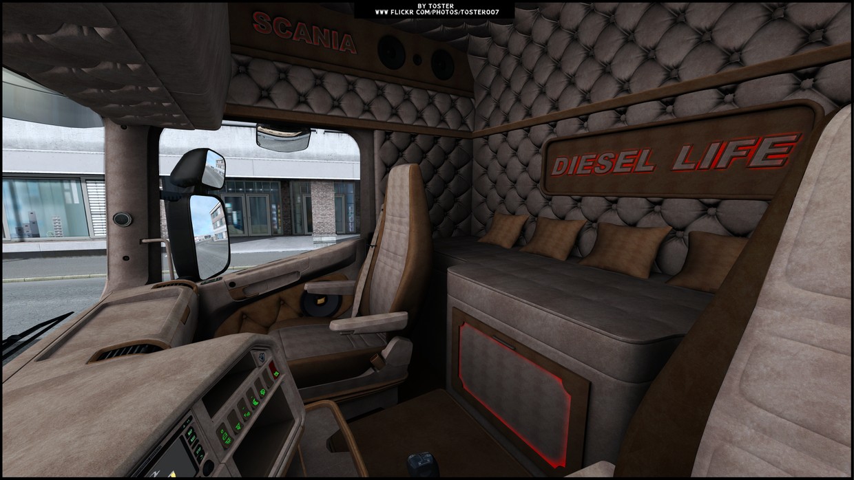 Interior Scania by RJL DIESEL ETS 2 #21
