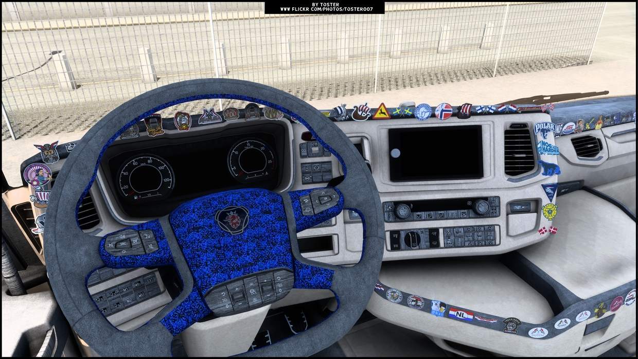 3D Metall PINS / STICKERS Pack For Scania SCS Next Gen / PGRS Eurgene ETS 2