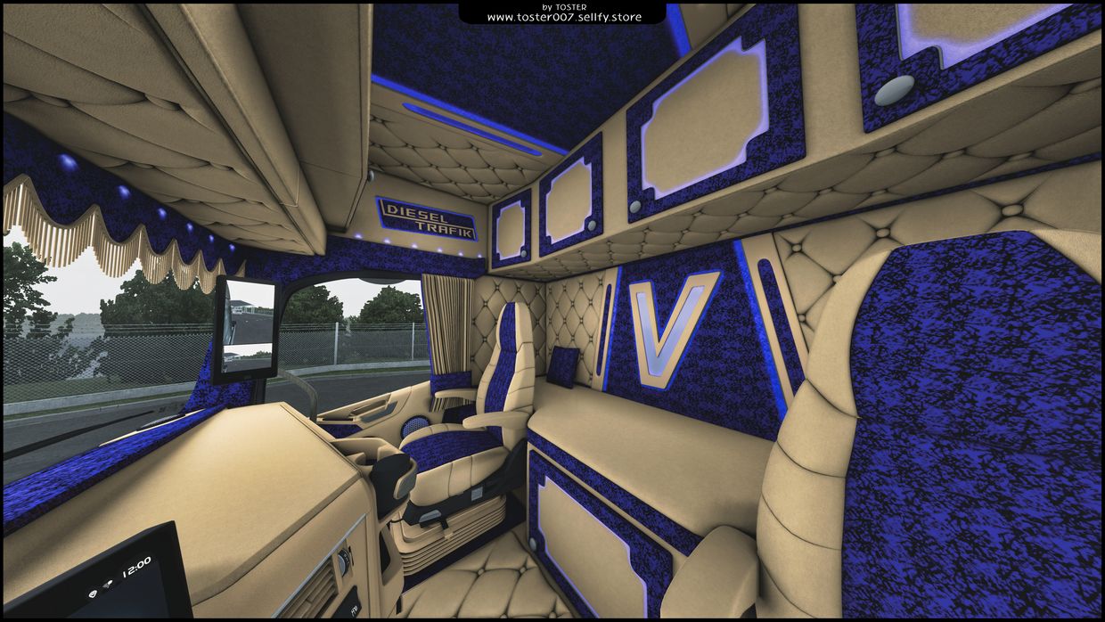 SCS Interior Volvo FH5 FH6 Aero ETS 2 #3 OTHER COLORS