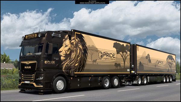 MAN TGX "PRIDE Logistics Alliance" SkinPack ETS 2