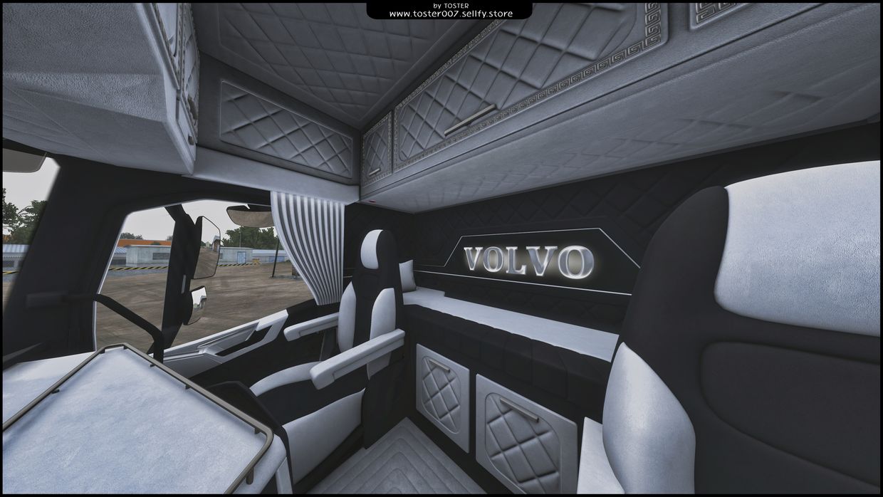 Interior Volvo FH4 B&W ETS 2 #5