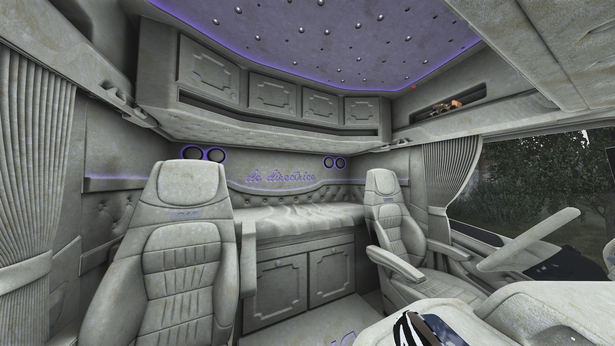 Interior DAF XG+ Violet ETS 2 #10