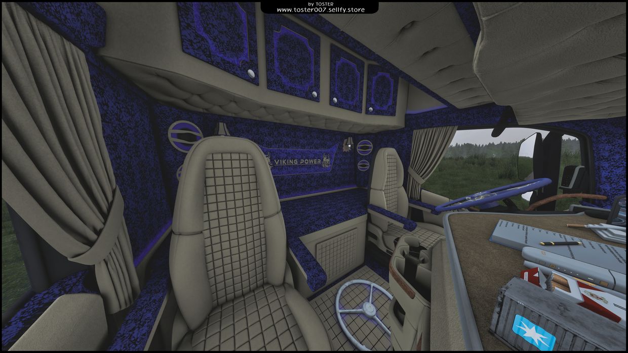 SANAX Interior Volvo FH5 FH6 VIKING ETS 2 #6 OTHER COLORS