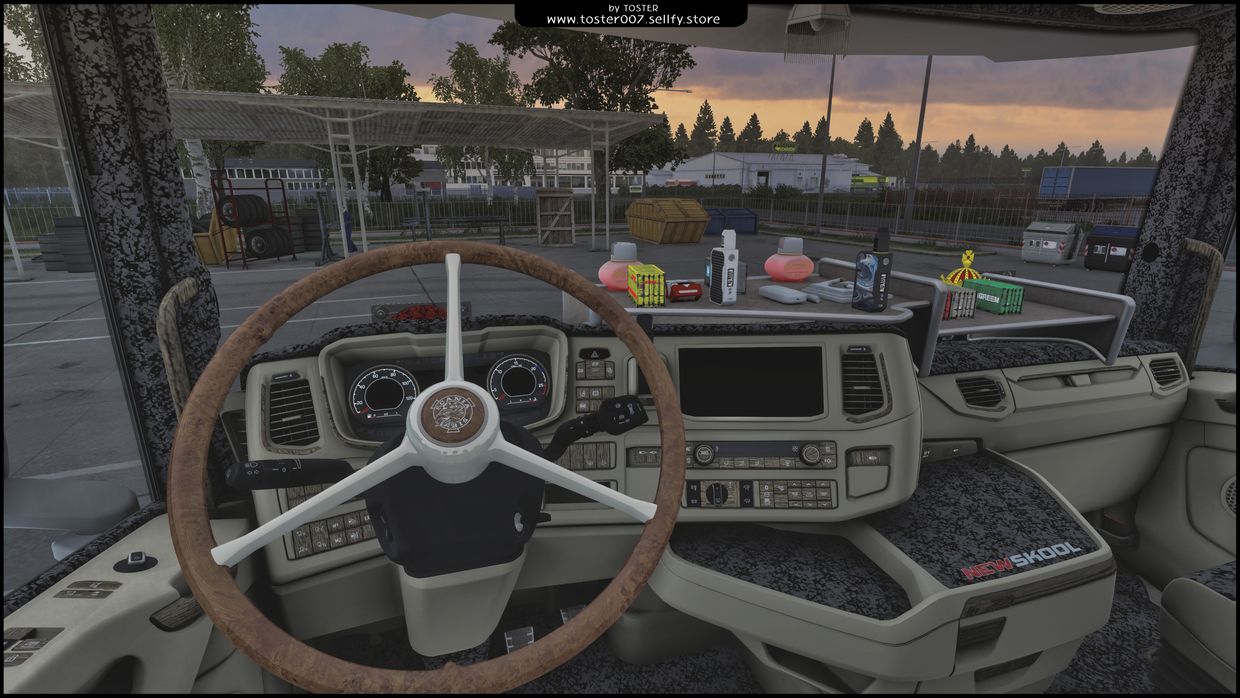 3-Spoke Steering Wheels ETS 2