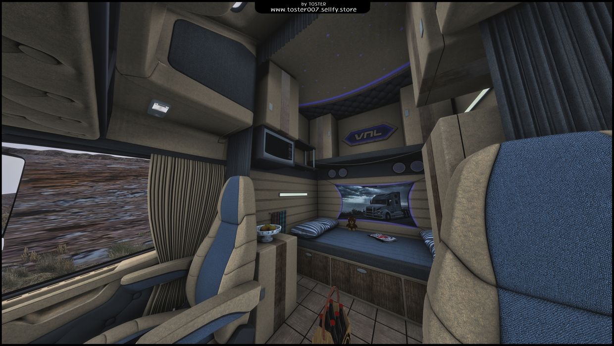 Interior Volvo VNL Custom ATS #2 OTHER COLORS