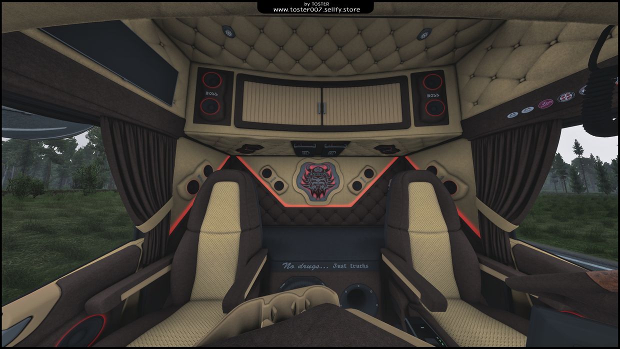 Interior Volvo FH5 FH6 Holland Style ETS 2 #5 OTHER COLORS