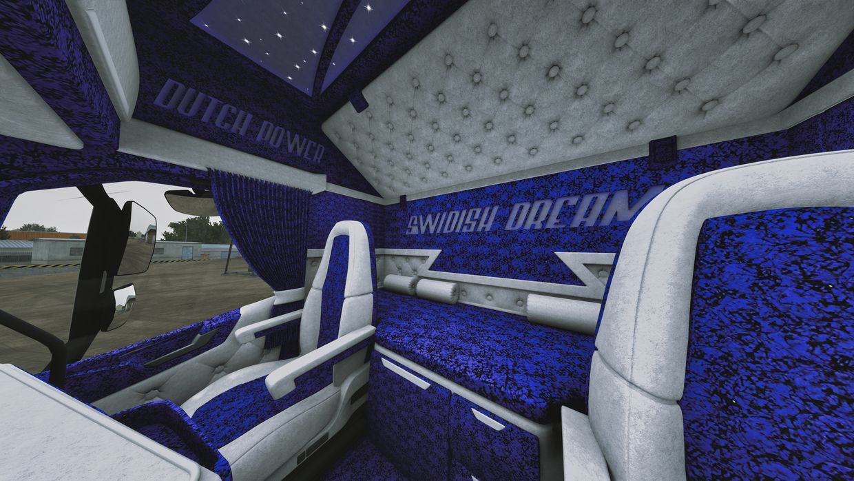 Interior Volvo FH4 BLUE DUTCH ETS 2 #15
