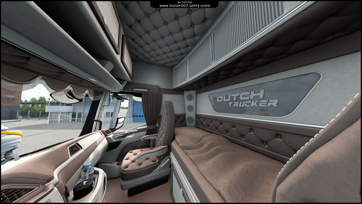 Interior MAN TGX DUTCH Style #6 ETS 2 OTHER COLORS