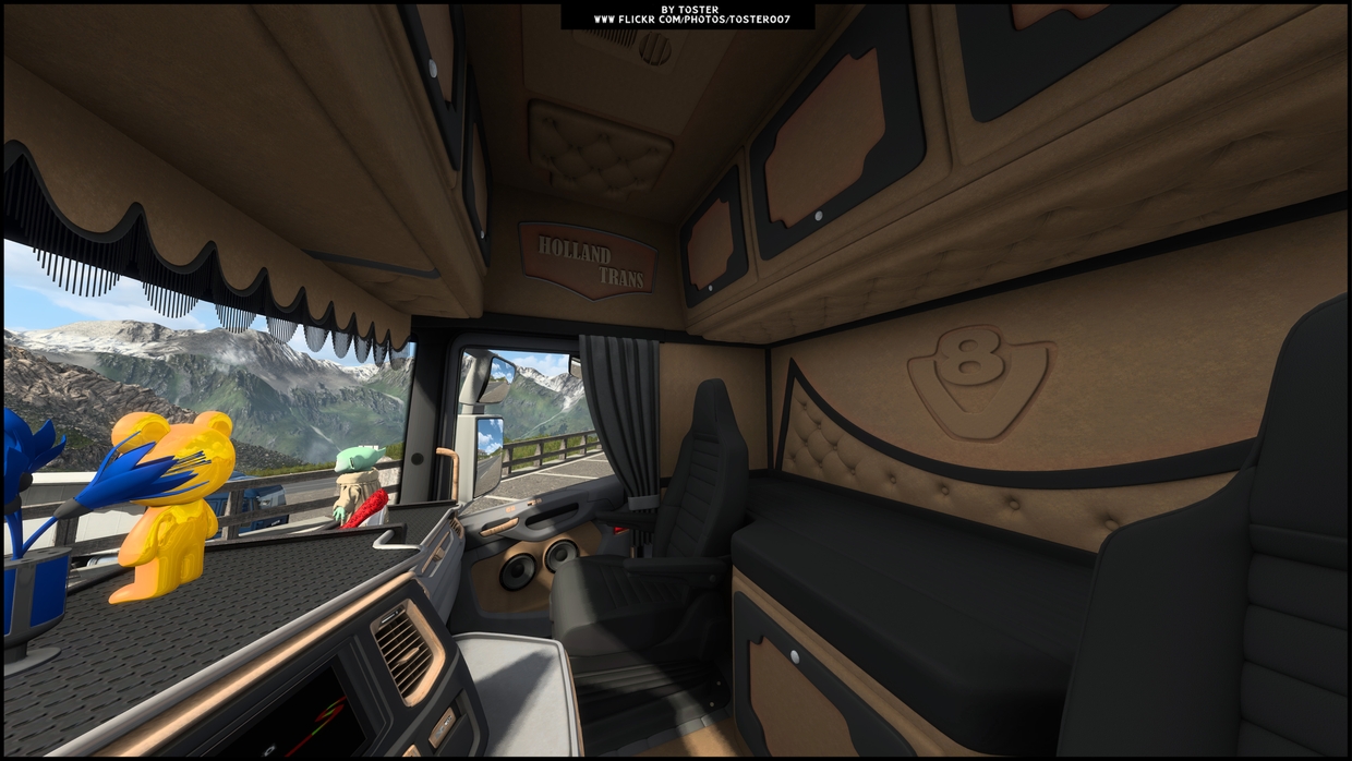 Interior Scania S/R Next Gen Dark V8 ETS 2 #70 OTHER COLORS