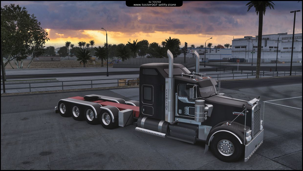 Custom / Heavy Haul Chassis Mod For Kenworth W900