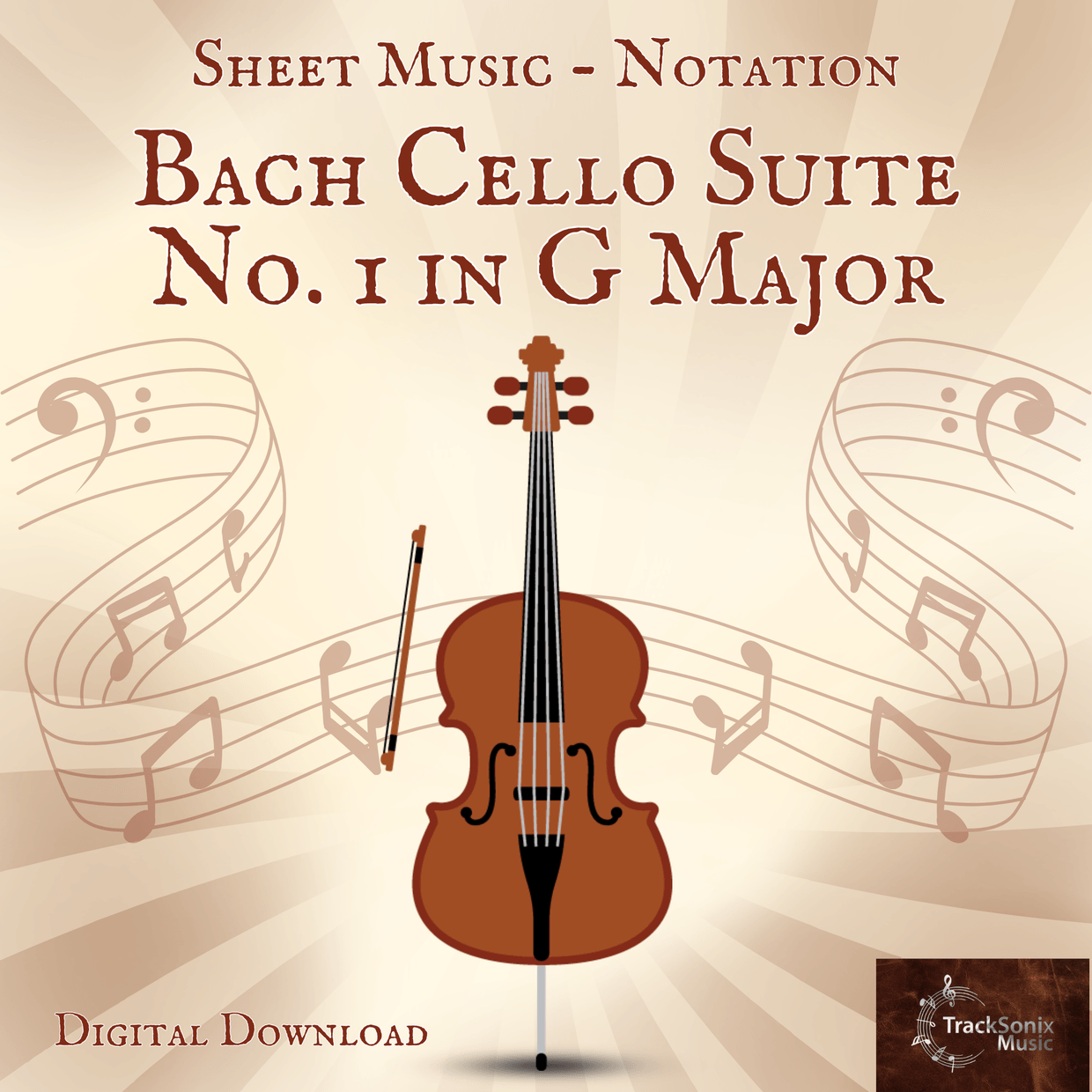 Bach Cello Suite No. 1 in G Major, BWV 1007 – Download Sheet Music PDF ...