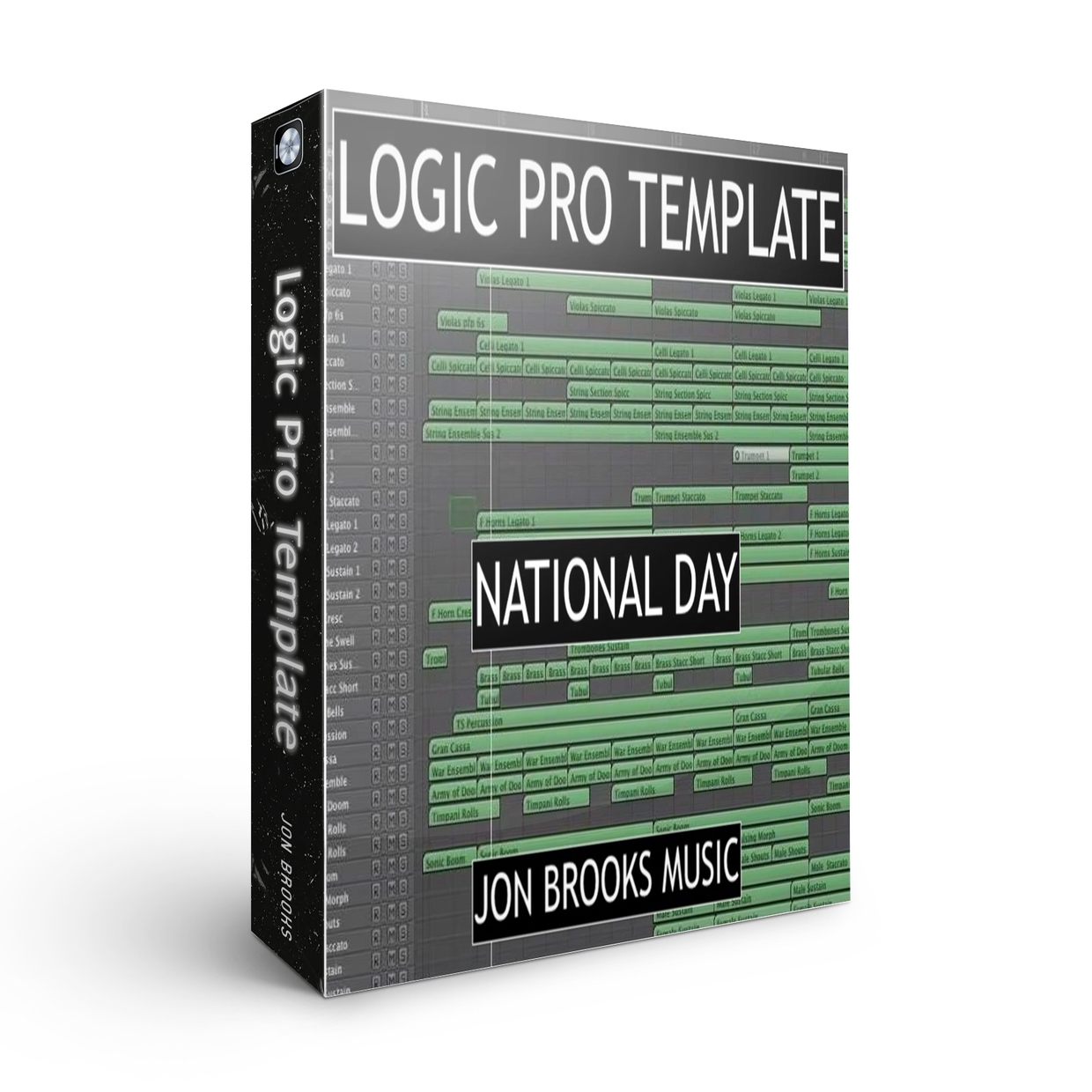 Logic Pro X Template Download NATIONAL DAY (Epic Orchestral Music) Jon ...